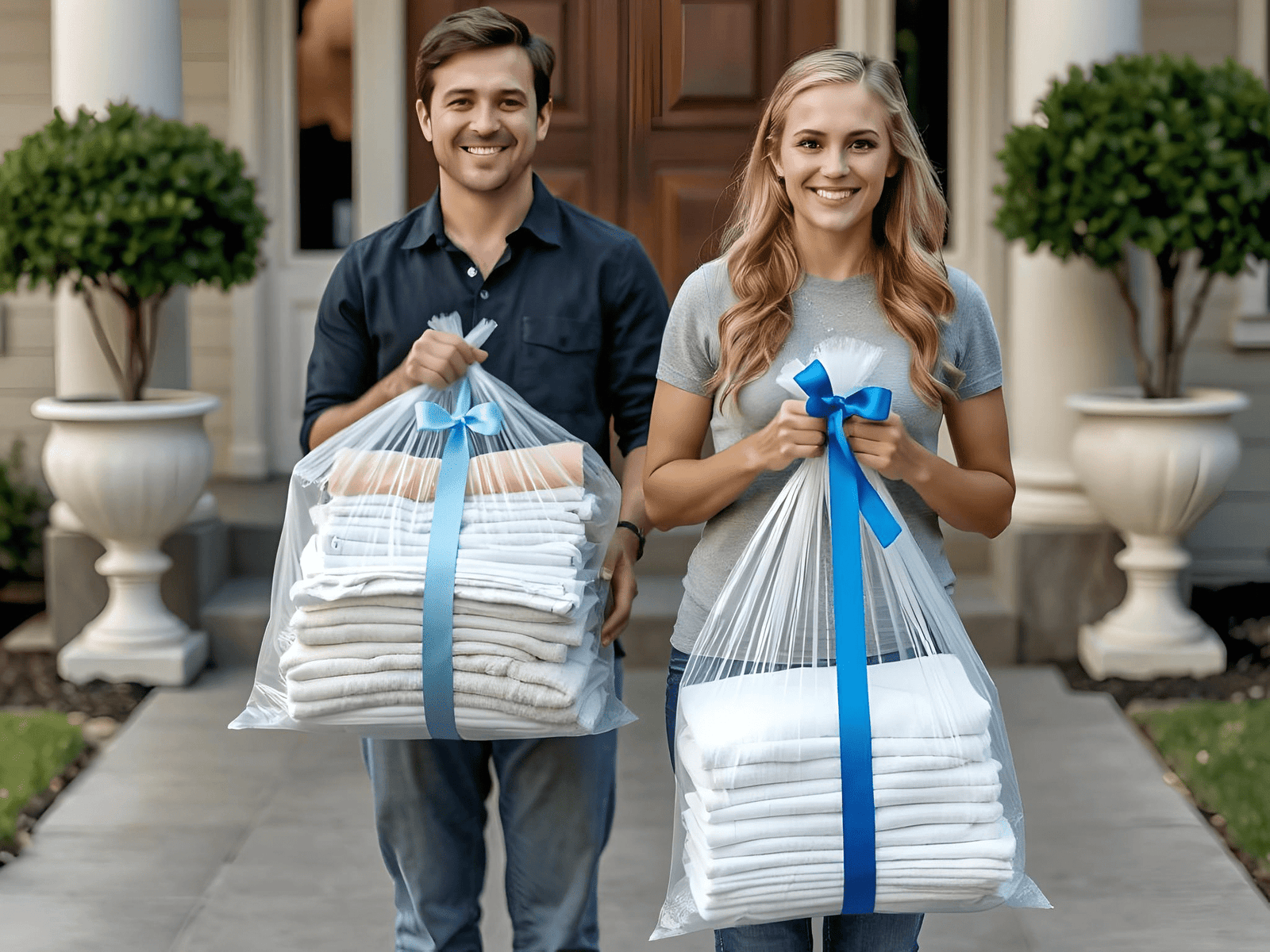 Mobile laundry services On-Demand with free pickup and delivery